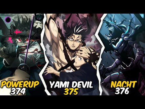 YAMI'S POWERUP! Black Clover New Chapters - 374 375 376 Hindi Explained ...