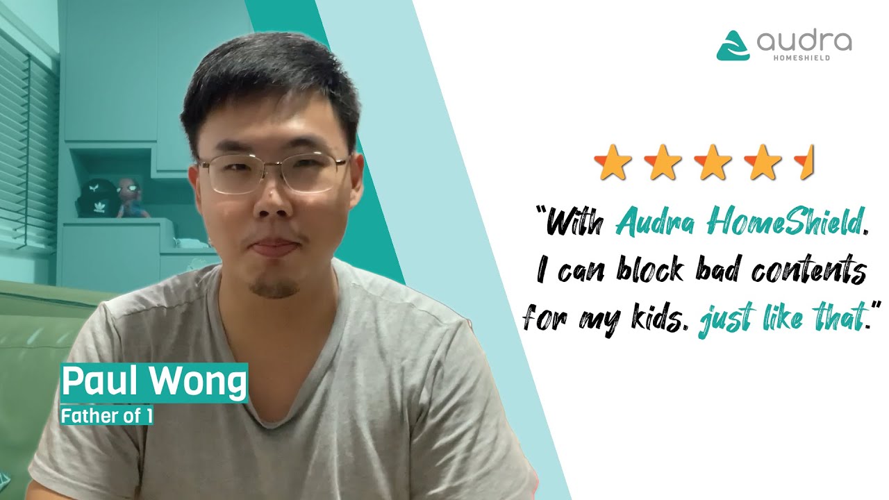 Paul protects his children from bad content with Audra HomeShield - YouTube