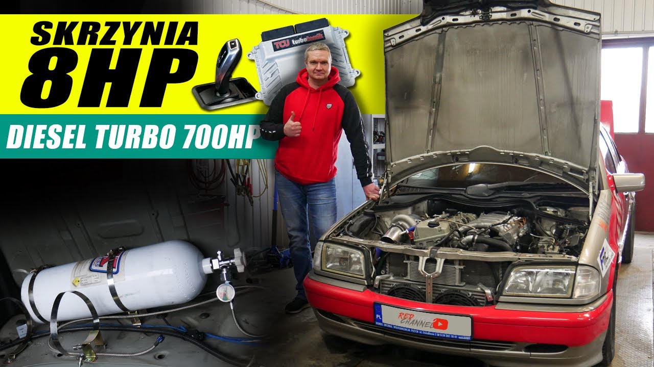 Mercedes 3.0 Diesel - Big Turbo Nitro i skrzynia 8HP na sterowniku ...
