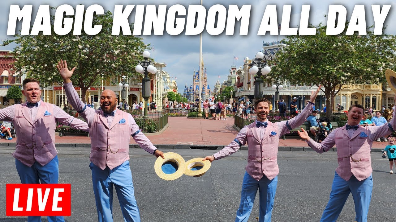 🔴 LIVE: All day Magical Wednesday at Magic Kingdom Happily ever after ...