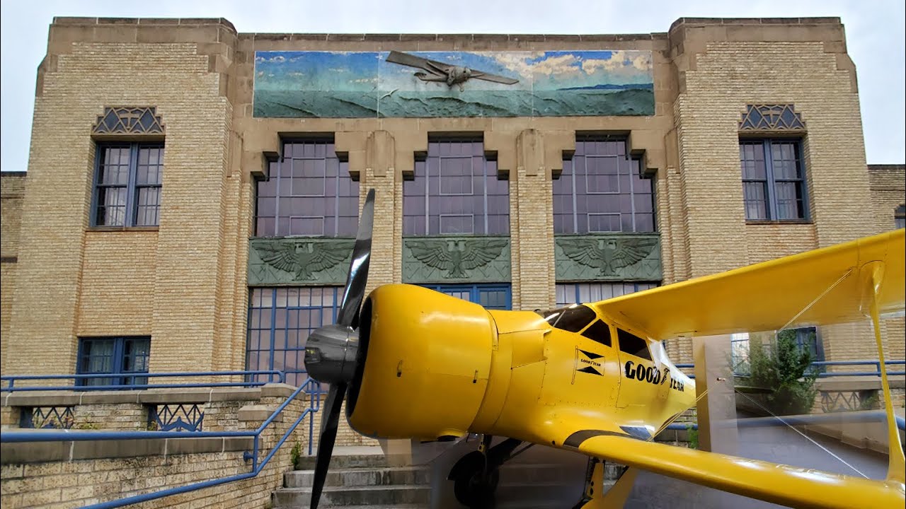 The Original 1930's Wichita, Kansas Airport - Old Planes Inside - YouTube