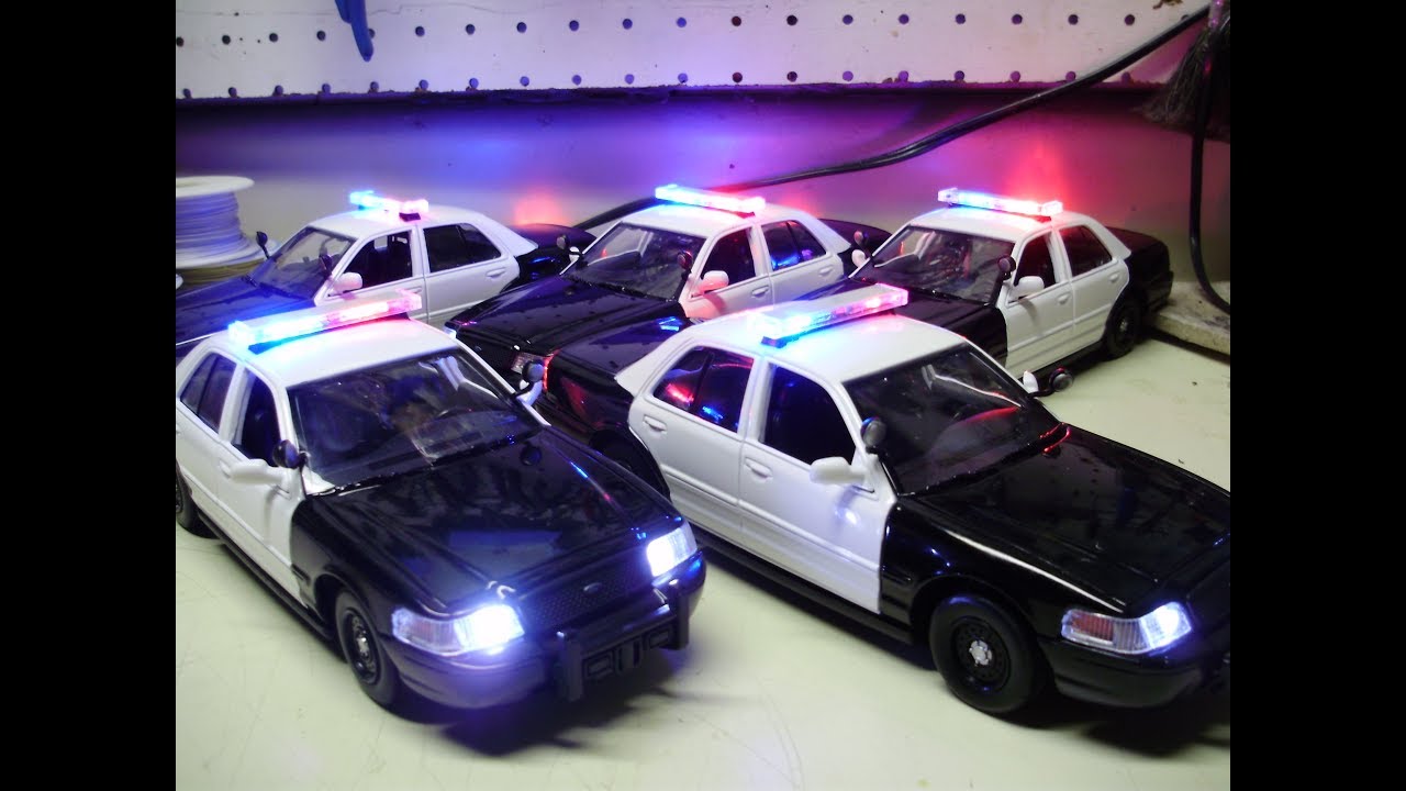 5 Custom Riverside Sheriff's Department Ford Police Interceptors with ...