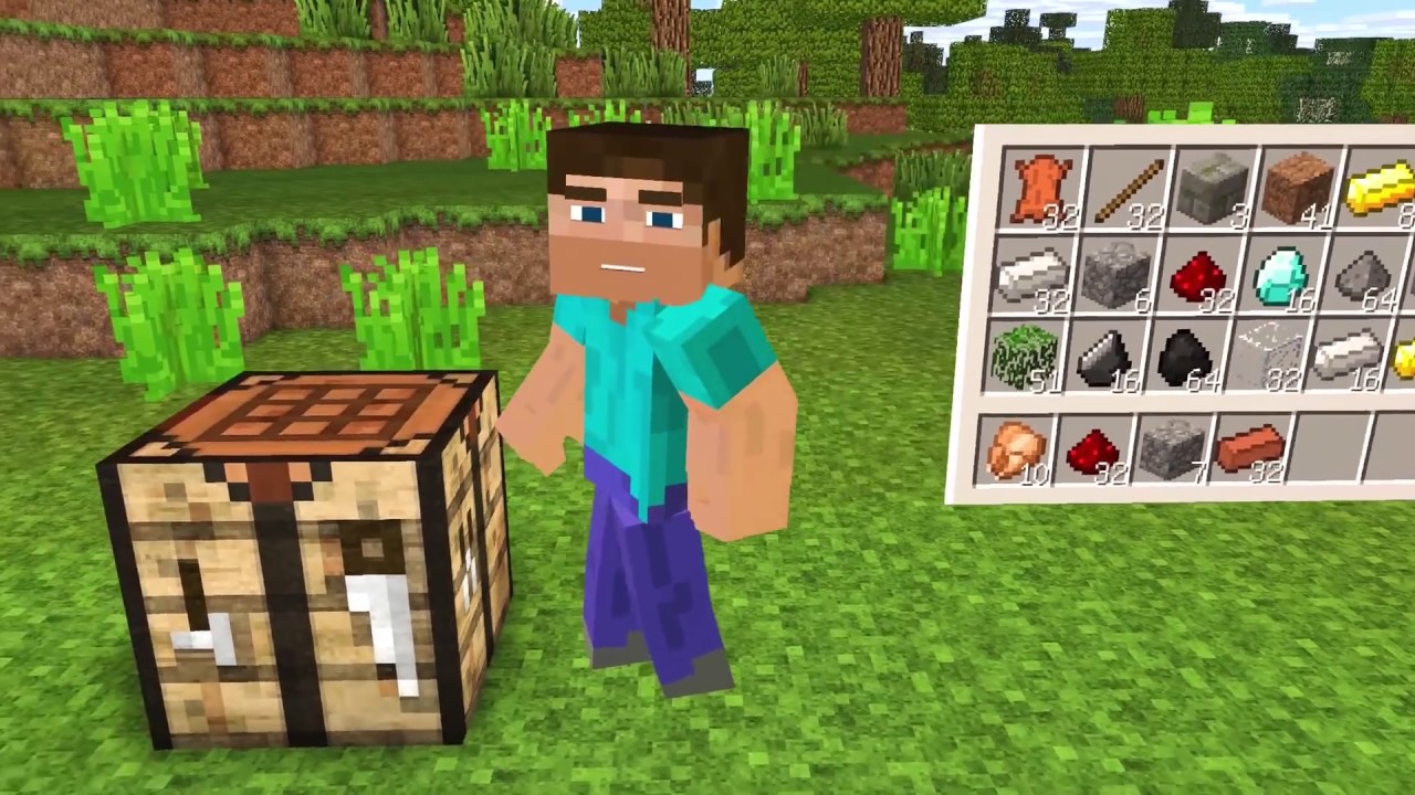 Minecraft - Crafting (Minecraft Animation) - YouTube