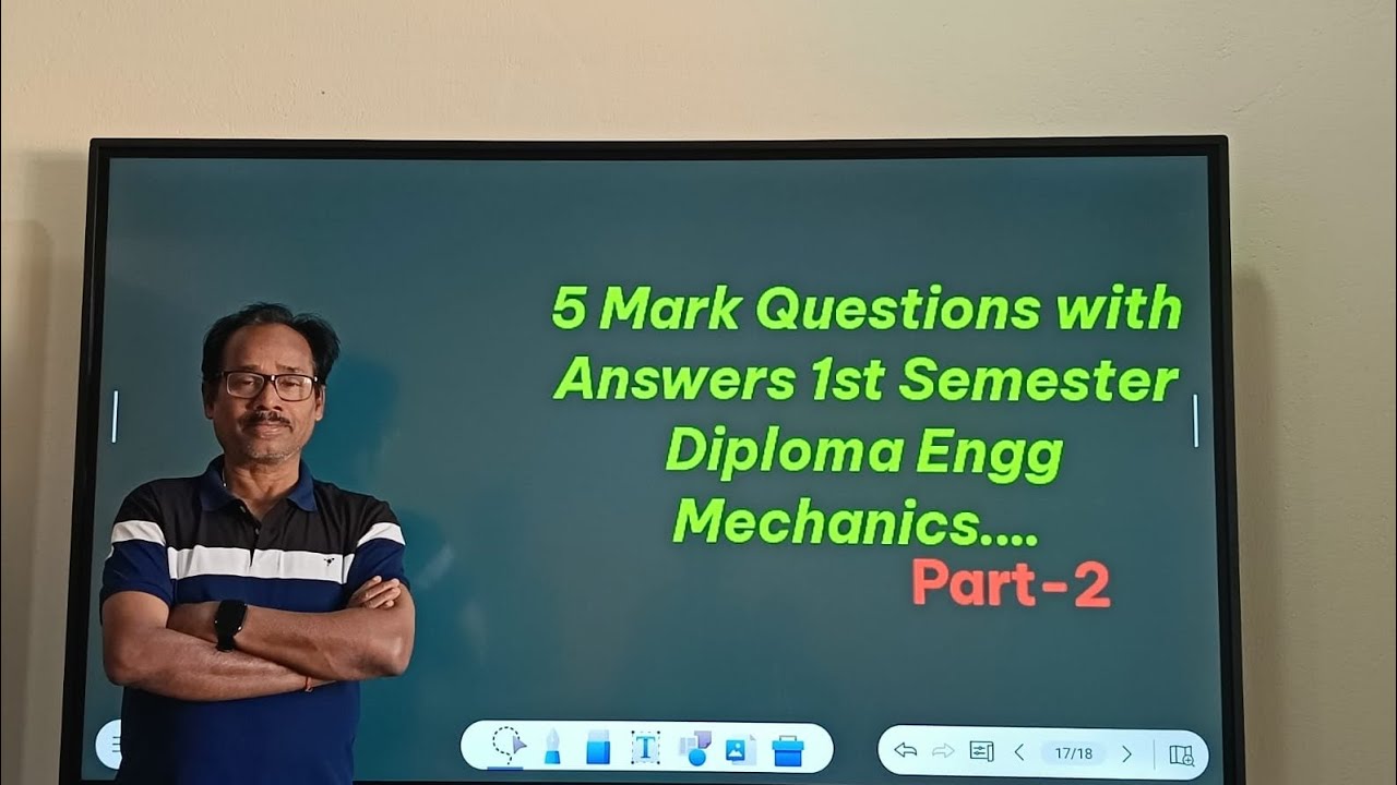 1st year mechanics 5 and 10 mark questions//part2 - YouTube