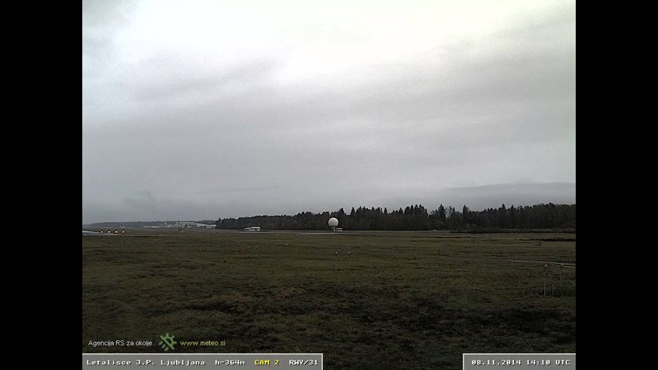 Brnik (Letališče) - 08.11.2014 - YouTube