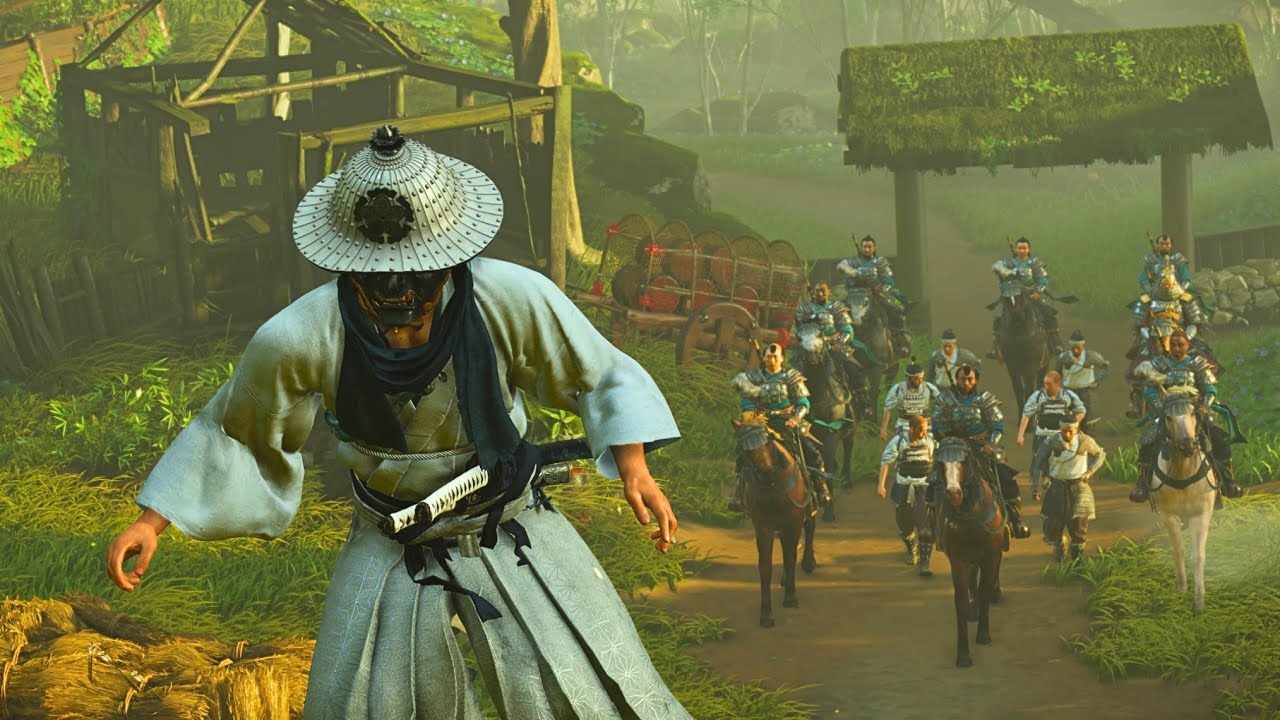 White Armor Samurai | Aggressive Stealth & Combat Gameplay | Ghost of ...
