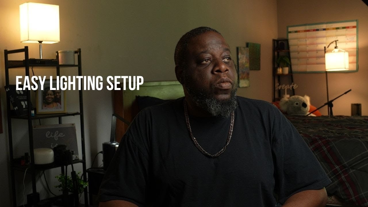 Easy Talking Head Video Lighting Setup - YouTube