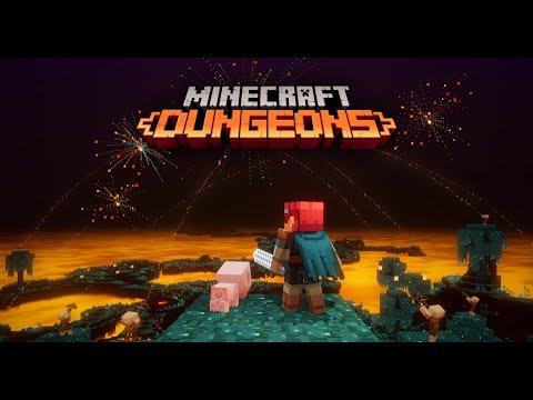 Minecraft Dungeons 4 players multijugador Xbox One X - YouTube