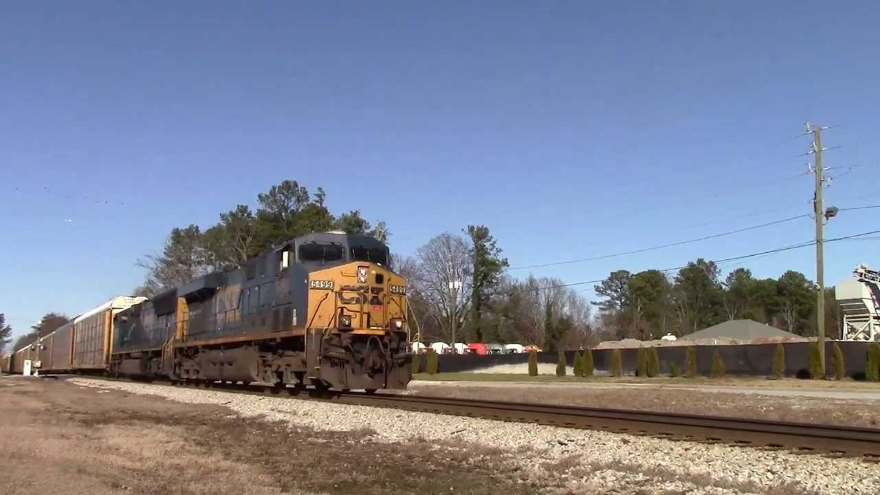 CSX Q237-11, 384 Axles, 8,528 Feet, with [Boxcar] SD70MAC 4719 trailing ...