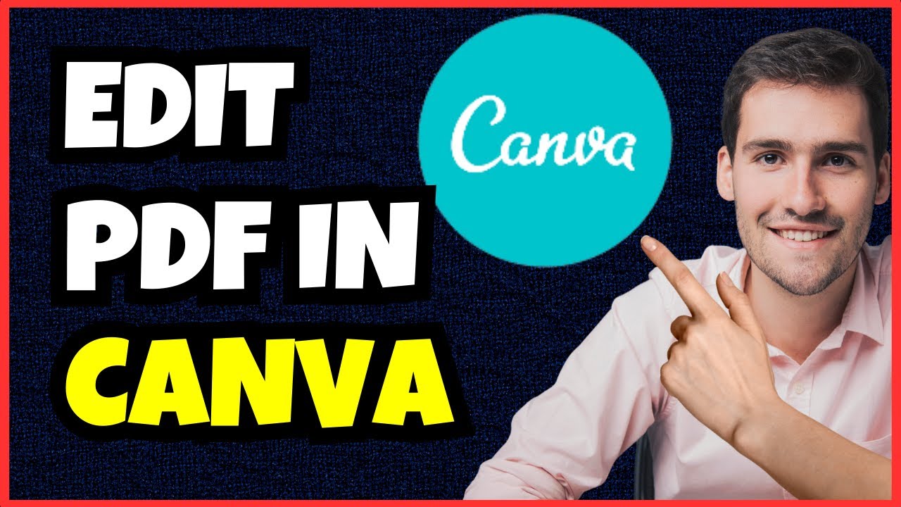 How to Edit a PDF in Canva | Full Step-by-Step Guide 2025 - YouTube