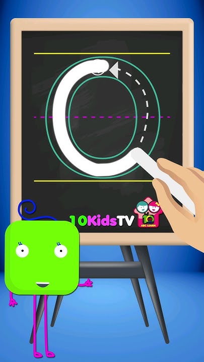 How to Write Letter O for Children - Teaching Writing ABC for Preschool ...