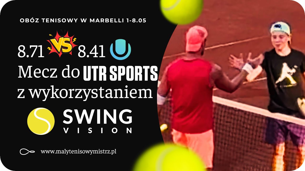 8.71 vs 8.41 UTR @MyUTR | Janek gra mecz z 32-latkiem z Danii | Swing Vision | Obóz Tenisowy 🇪🇸☀ ...