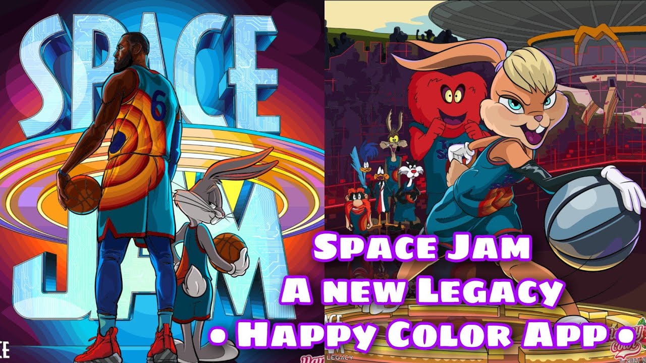 Space Jam A New Journey - Happy Color / Color By Number - YouTube