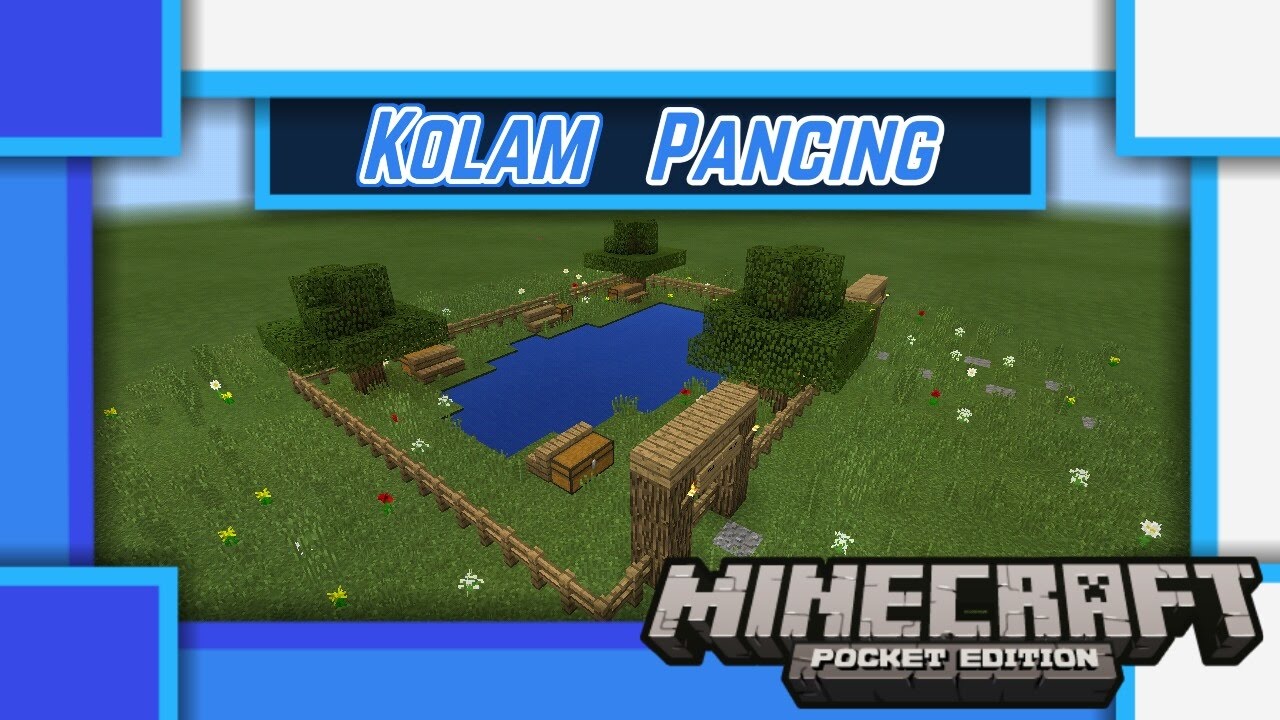 Minecraft PE : Cara Membuat Kolam Pancing Yang Sangat Simpel Dan ...