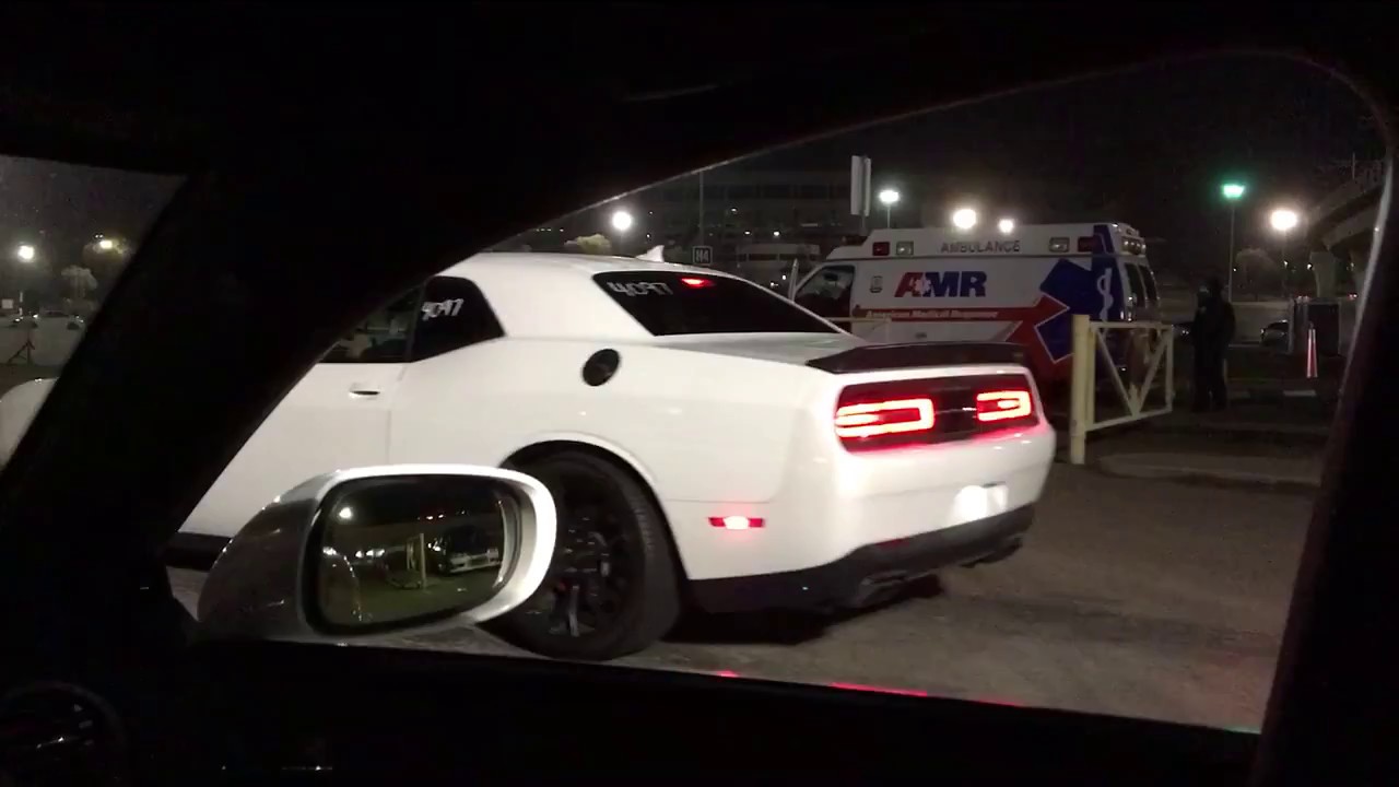 Lexus ISF vs. Challenger Hellcat - YouTube