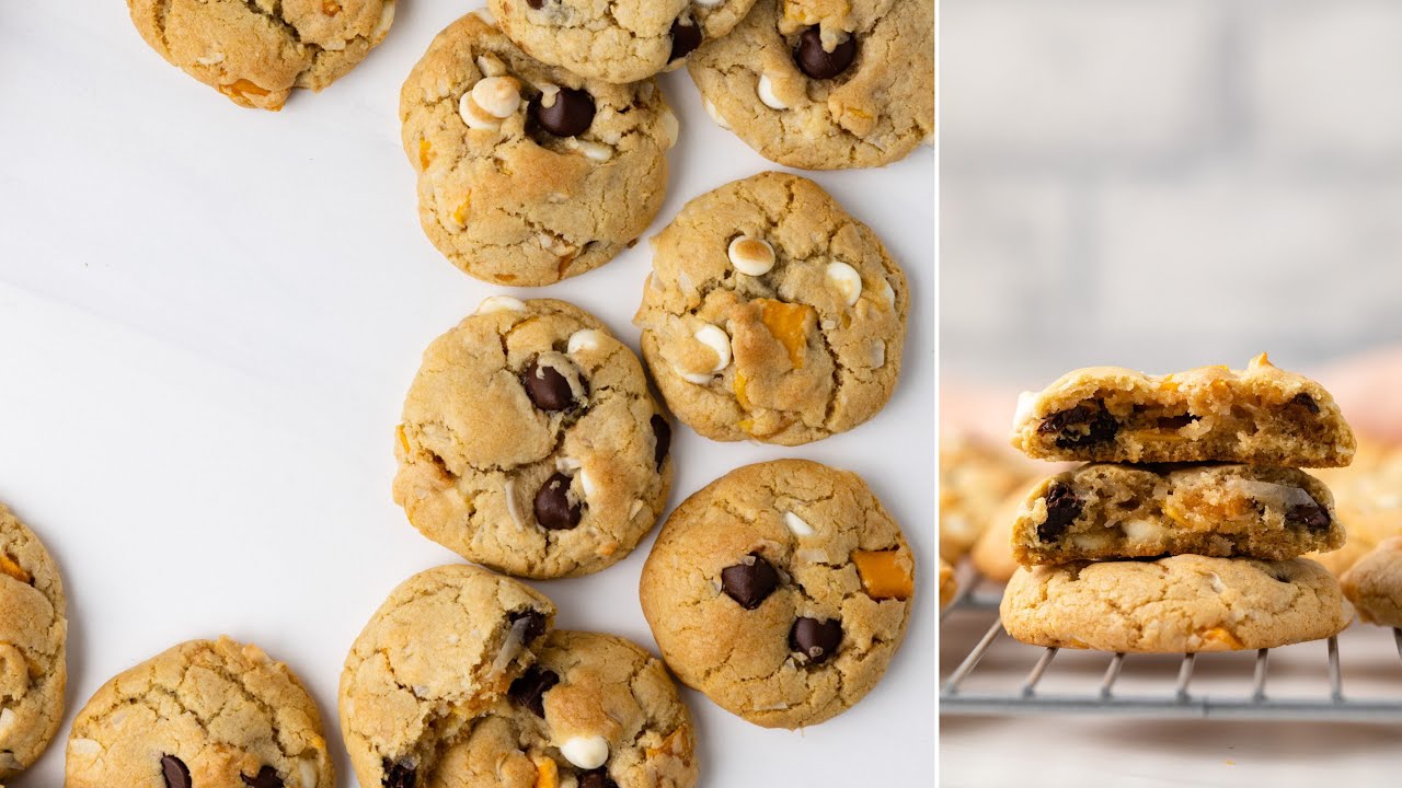 Mango Chocolate Chip Cookies - YouTube