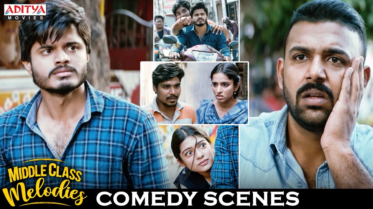Middle Class Melodies Comedy Scenes | Hindi Dubbed Movie | Anand ...