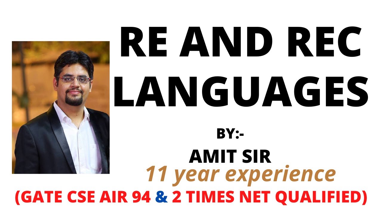 RE AND REC LANGUAGES - YouTube