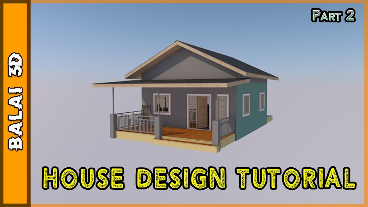 HOUSE DESIGN 3D TUTORIAL USING ARHICAD STEP BY STEP (PART 2) - YouTube