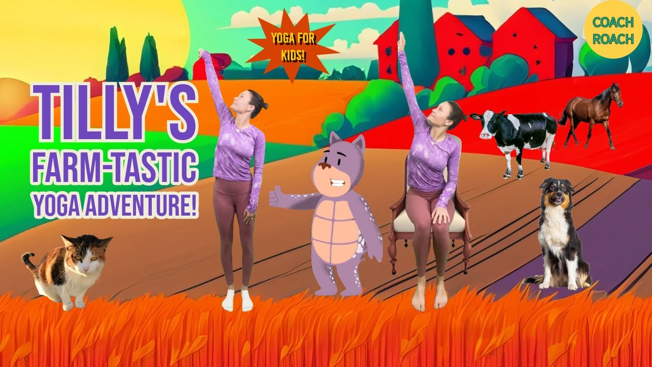 Farm-tastic Yoga Adventure for Little Yogis | Yoga for Kids | 🌾🐄🐑🐶🐴 ...