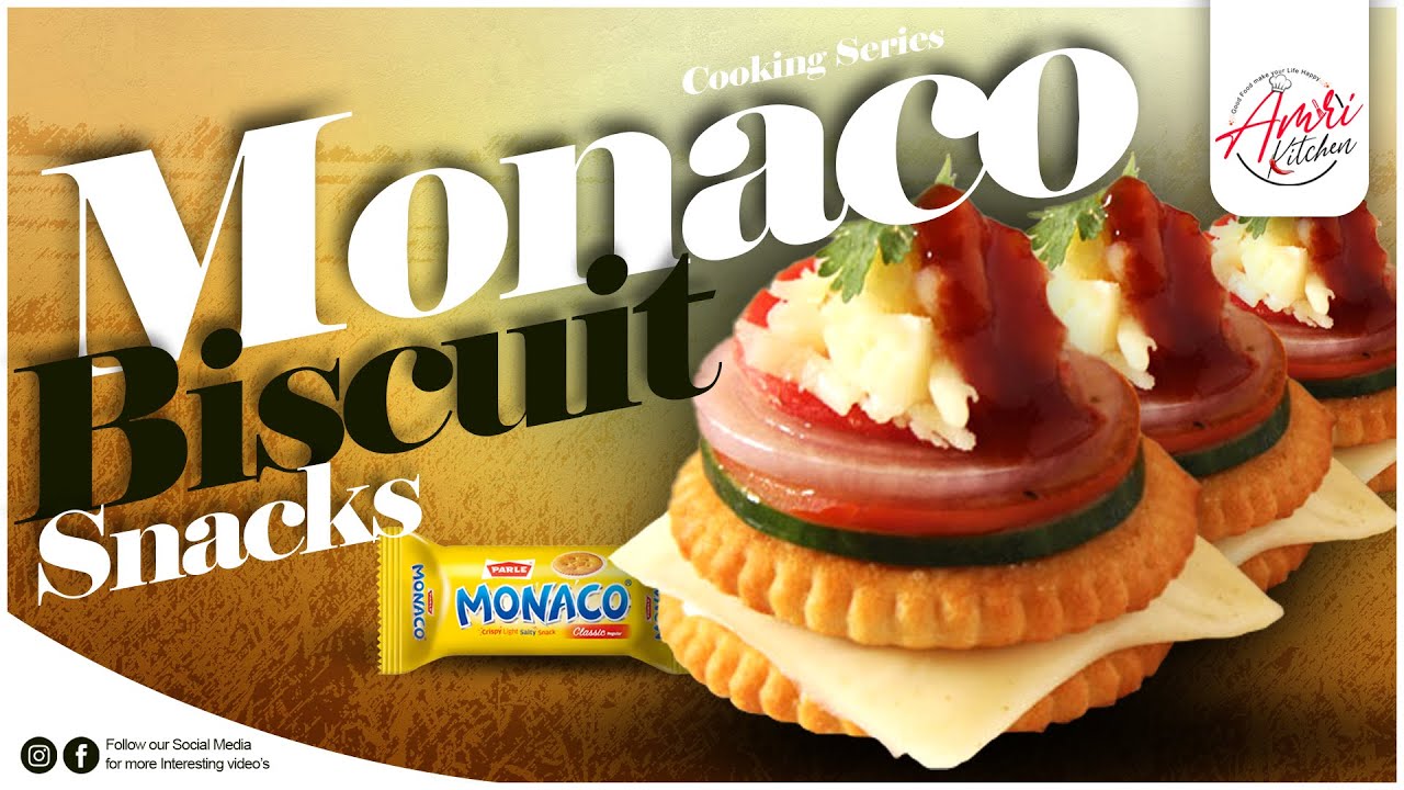 How to cook Monaco Biscuit Snacks recipe | Amri Kitchen | Monaco ...