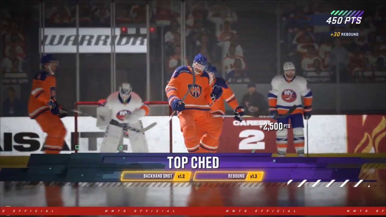 NHL 24 HUT Rush - Top Ched (Rebound) Backhand Shot (PS5) Leon Draisaitl ...