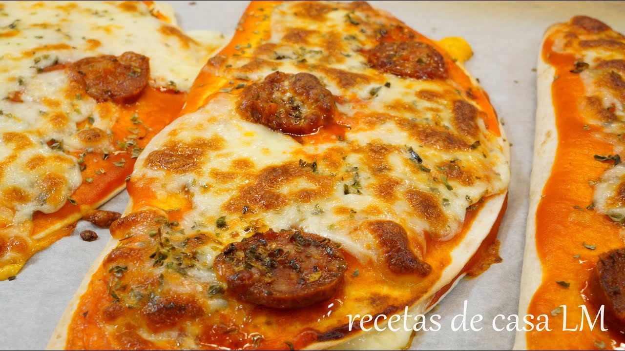 PIZZA LISTA EN 5 MINUTOS - YouTube