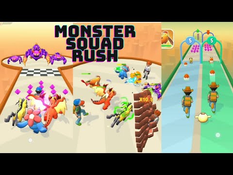 Niveles de Monster Squad Rush 4-8 Satisfactorio-Relajante ASMR Tiktok Mobile Game: Máximo ...
