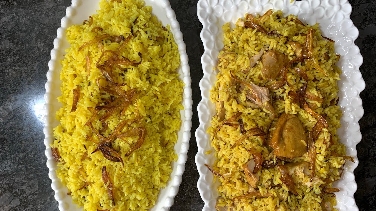 Kashmiri Tehri and Koker Tehri || Chicken Tehri || Yellow Rice || *in ...