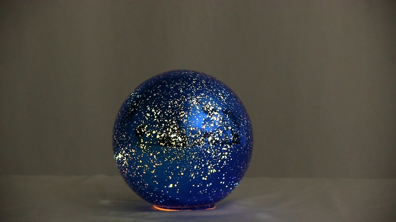 Lighted Celestial Reflecting Globe (8") - YouTube