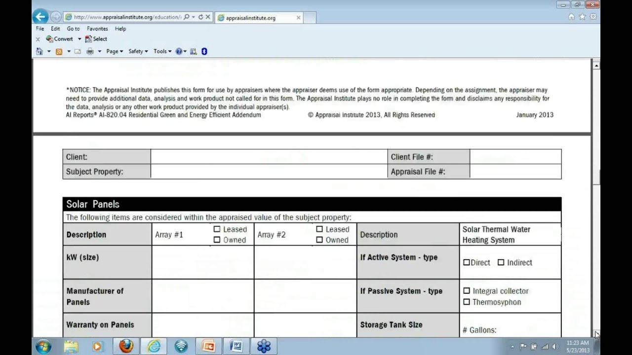 Appraisal Addendum Webinar: Introduction from the Appraisal Institute ...