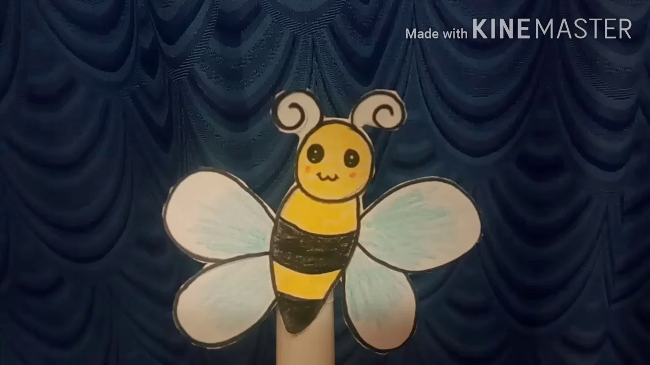 Honey bee puppet - YouTube