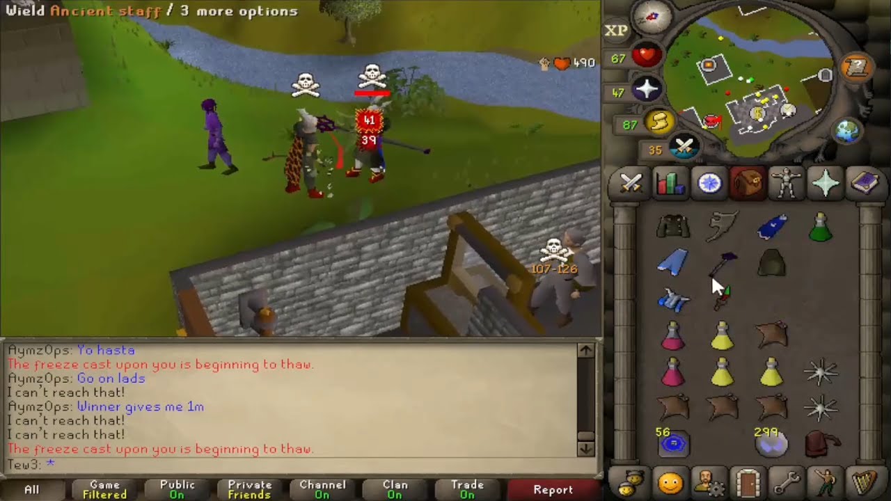 OSRS Hybrid Pking 2 - Old School RuneScape PvP - YouTube