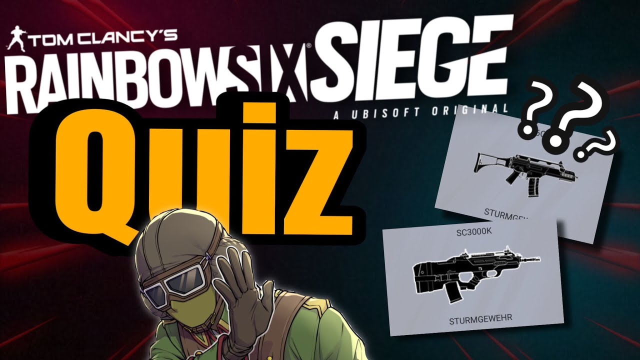 Rainbow Six Siege // QUIZ // [Waffenspiel] 💡 - YouTube