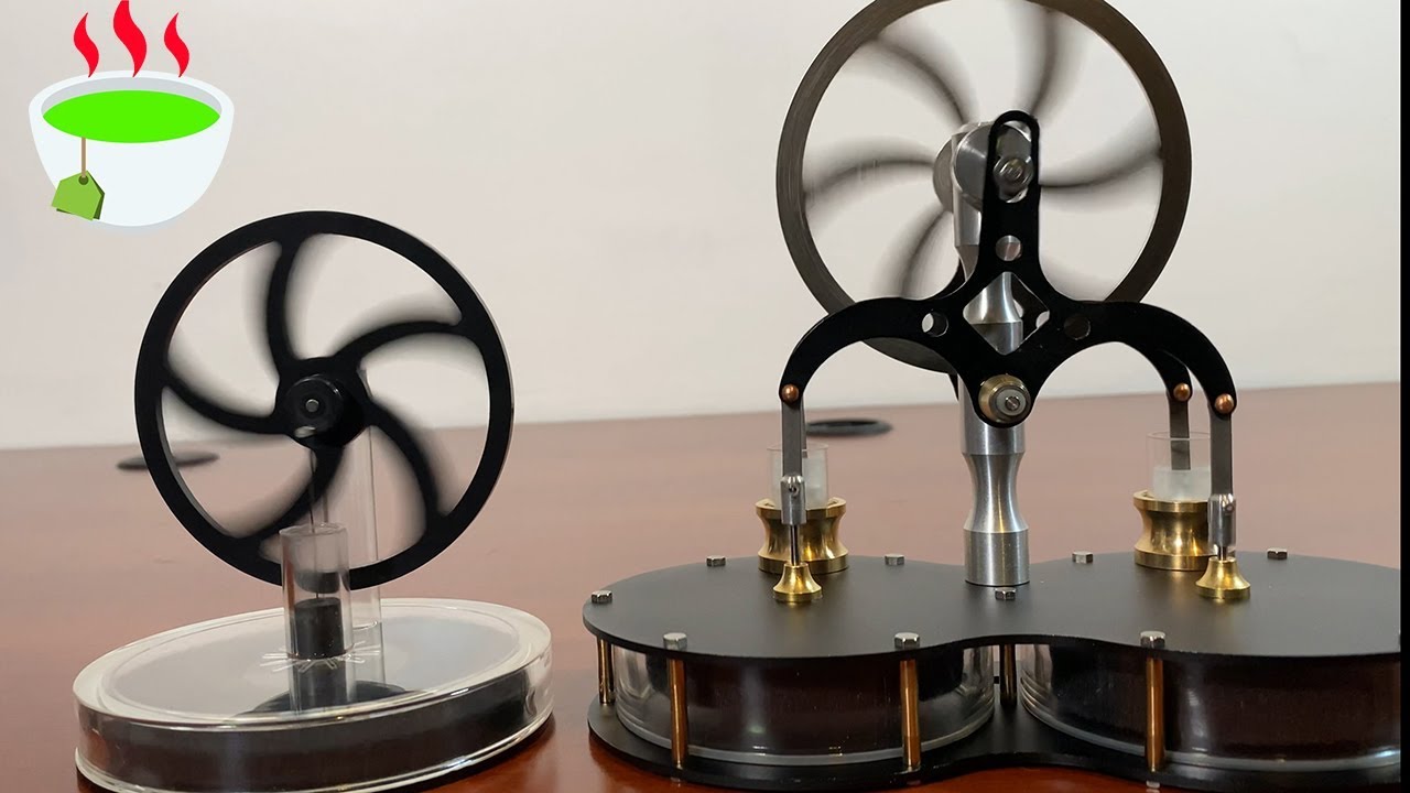 Tea Coffee Mug Stirling Engine ☕ Gadgetify - YouTube