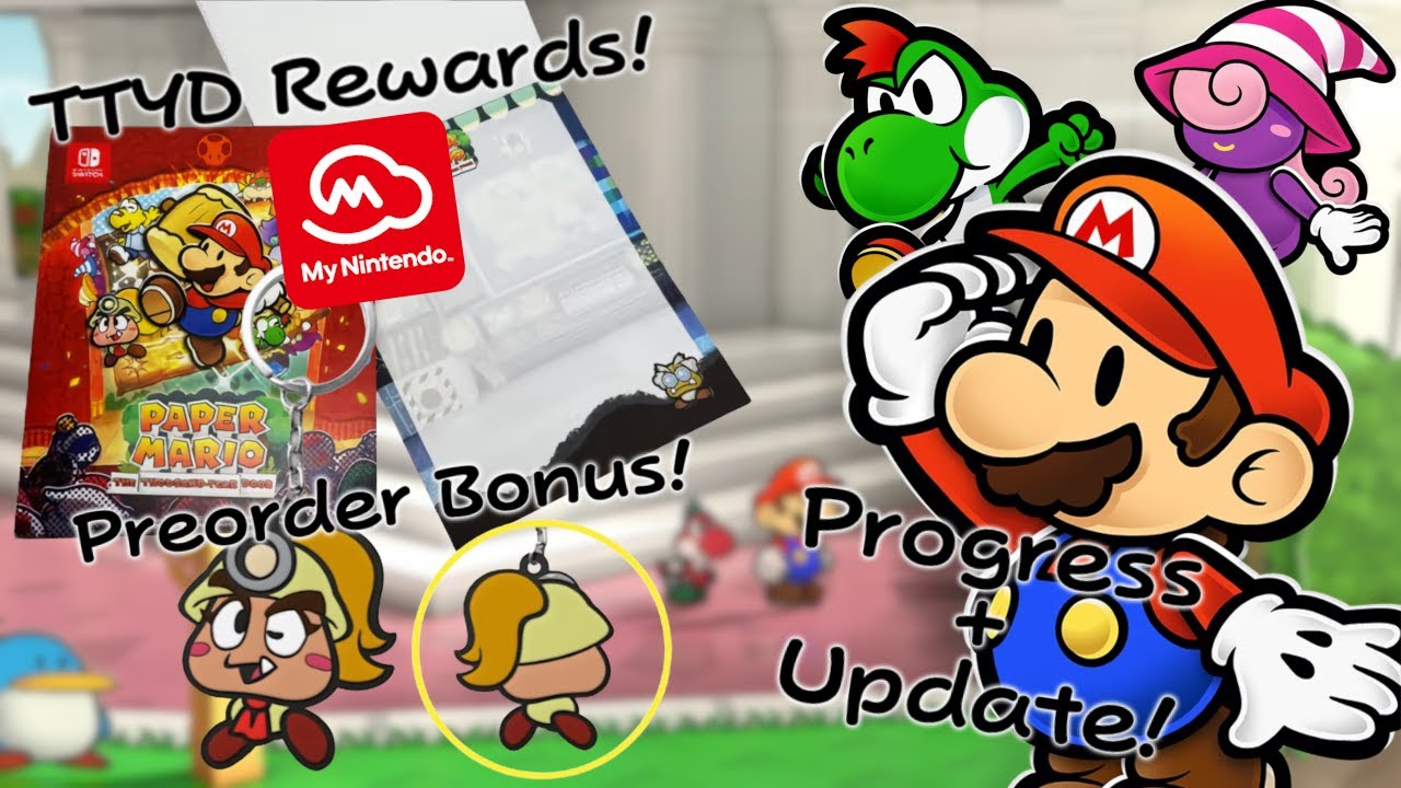 Paper Mario TTYD: MyNintendo REWARD AND PREORDER BONUS! In-game ...