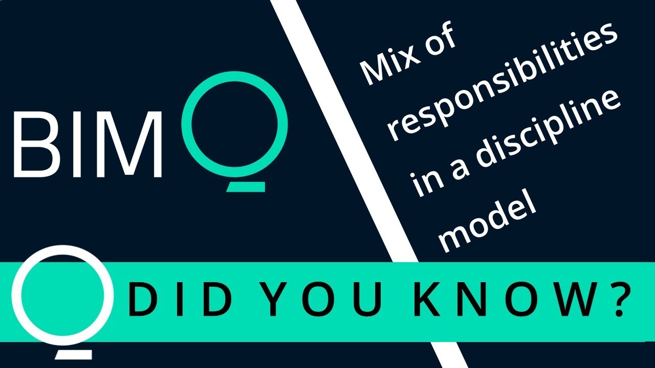 BIMQ | Mix of responsibilities in a discipline model - YouTube