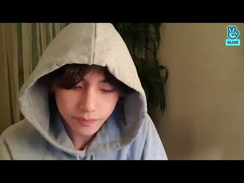 Bts Taehyung V sing 'Fly me to the moon' in vlive