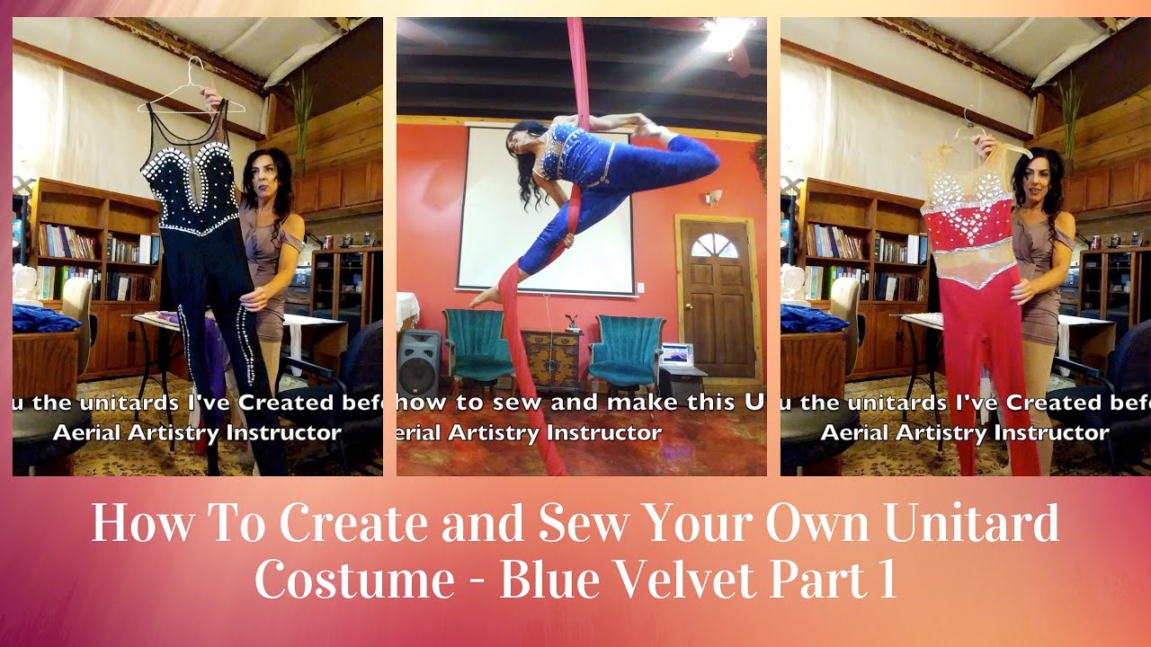 How to Sew and Rhinestone your own Aerial Silk Dance Unitard Costume ...