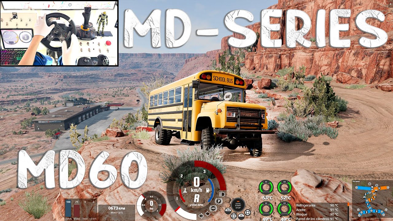 BeamNG.Drive | New Update New All-Terrain Buses MD-SERIES MD60 ...
