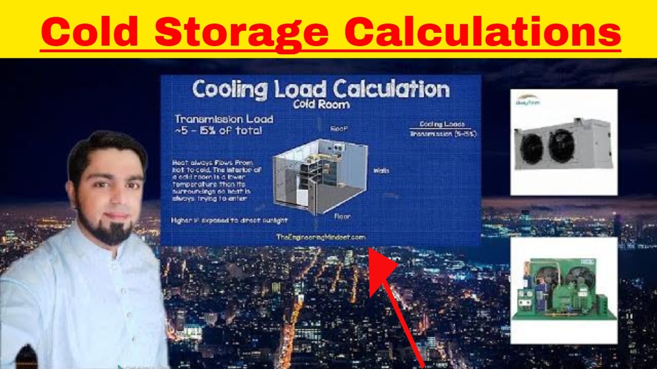 Cold room calculator, cold storage app - YouTube