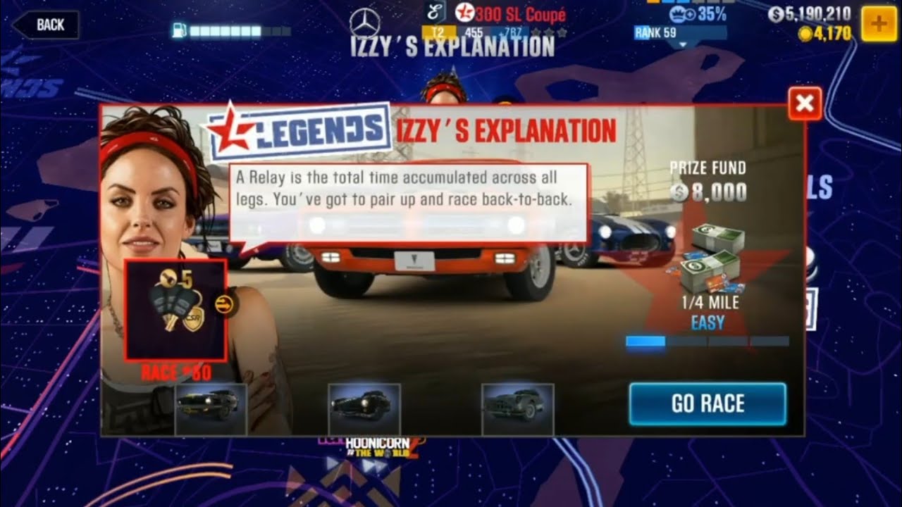 CSR2 Legend Izzy's Explaination/ Last Eleven Races (Race 50-60) - YouTube