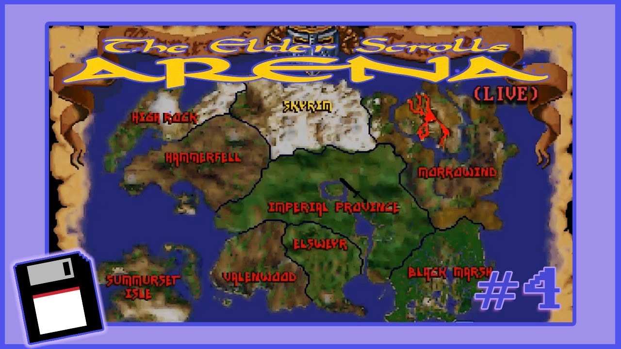 Following the Main Storyline! - TES I: ARENA LIVE #4 - YouTube