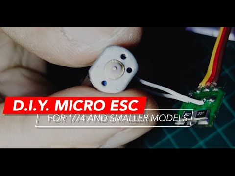 DIY MICRO ESC FOR YOUR MICRO RC PROJECTS - YouTube