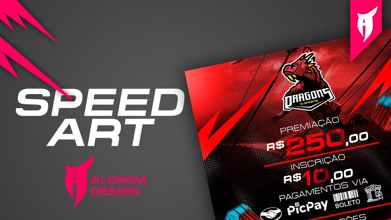 SPEED ART!! FLYER DE CAMPEONATO DE FREE FIRE (PC PHOTOSHOP CS6) - YouTube