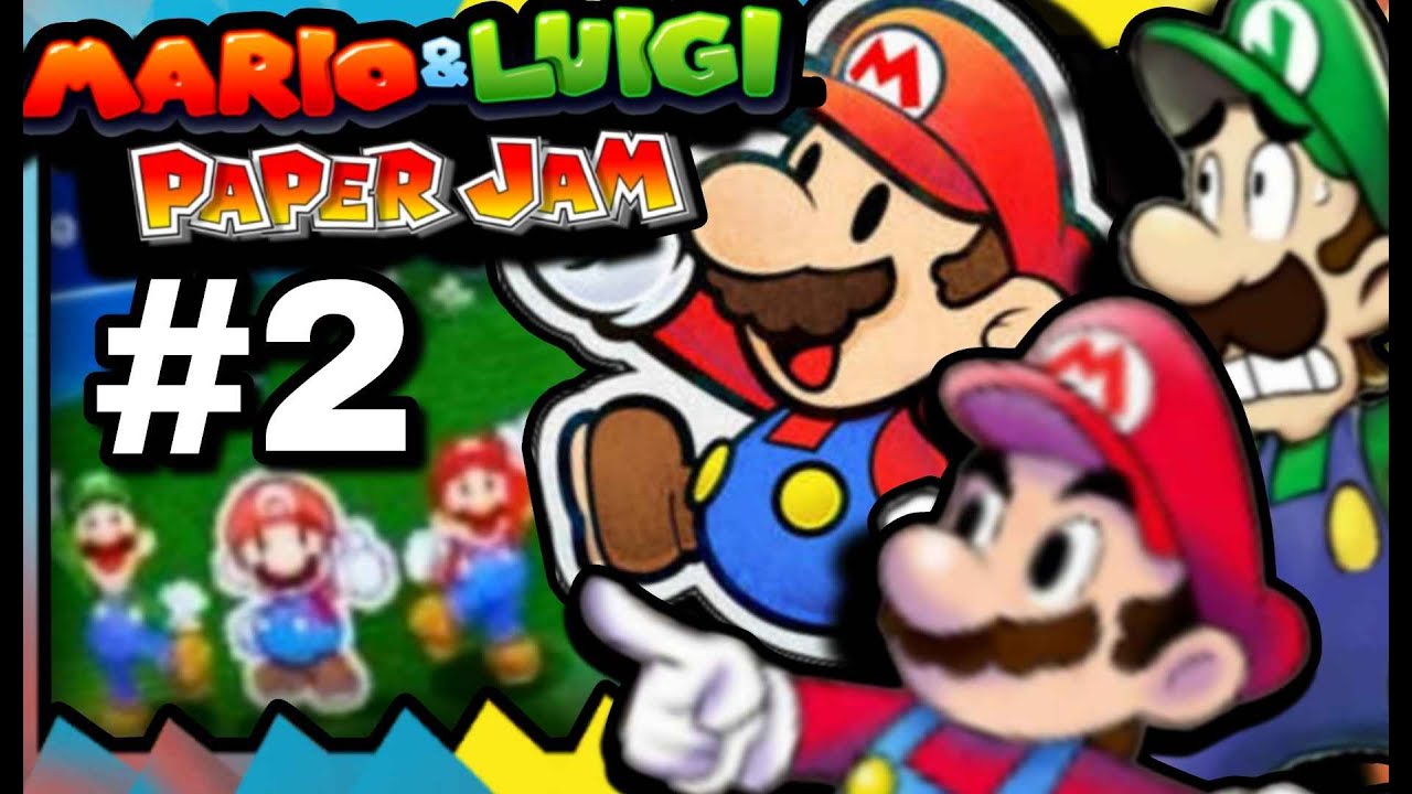 The Bros Meet Paper Mario! | Mario and Luigi: Paper Jam - Part 2 ...