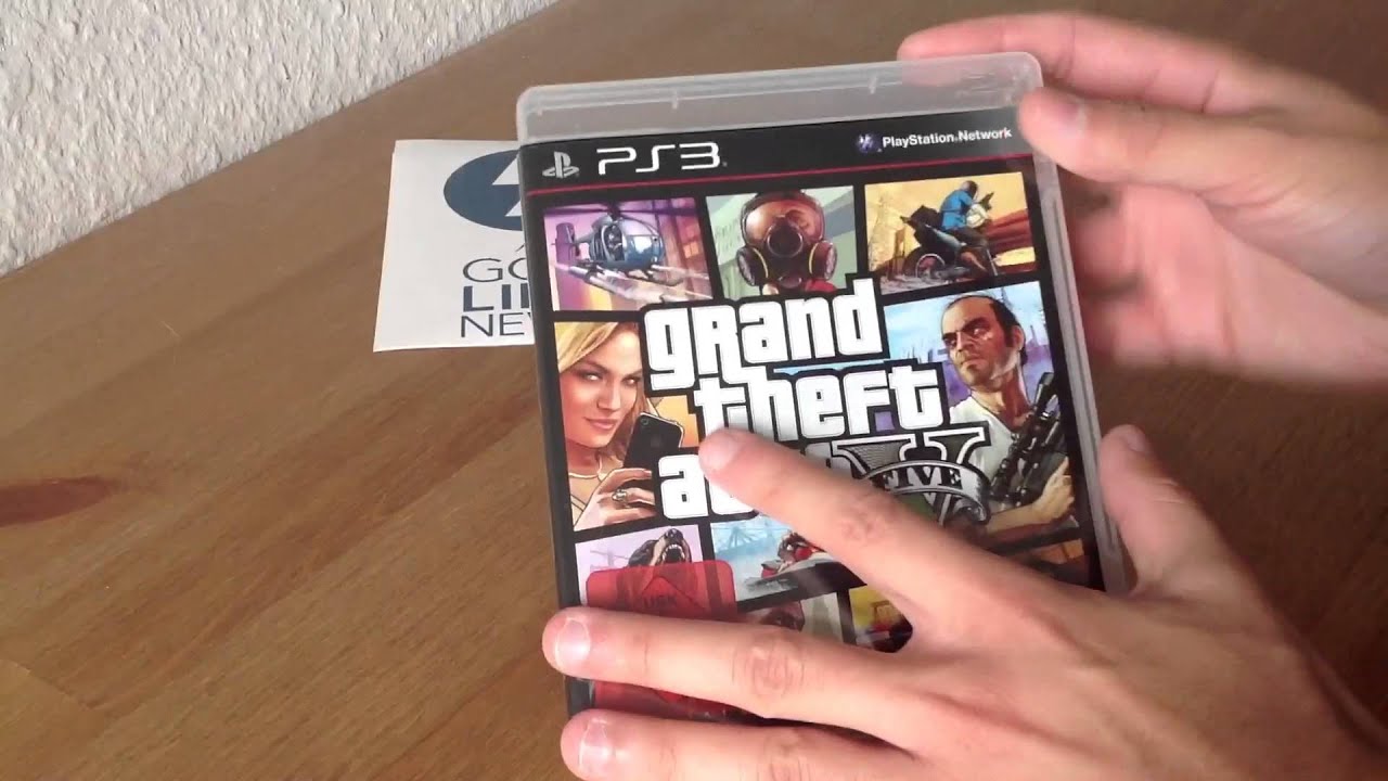 GTA 5 unboxing (PS3) - Grand Theft Auto V unboxing video (German) - YouTube