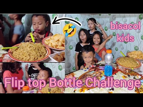 Flip top Bottle Challenge + Bisacol kids #shirleyacasovlog #fyp # ...