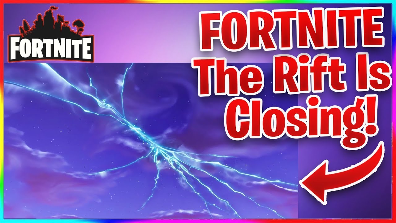 The Rift Is Closing In Fortnite! (Fortnite Gameplay/Commentary) - YouTube
