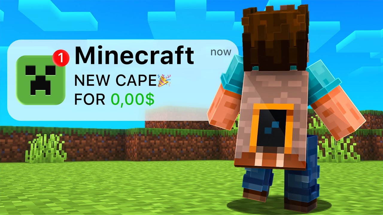 How To Get The Rarest Minecraft Movie Cape For Free - YouTube